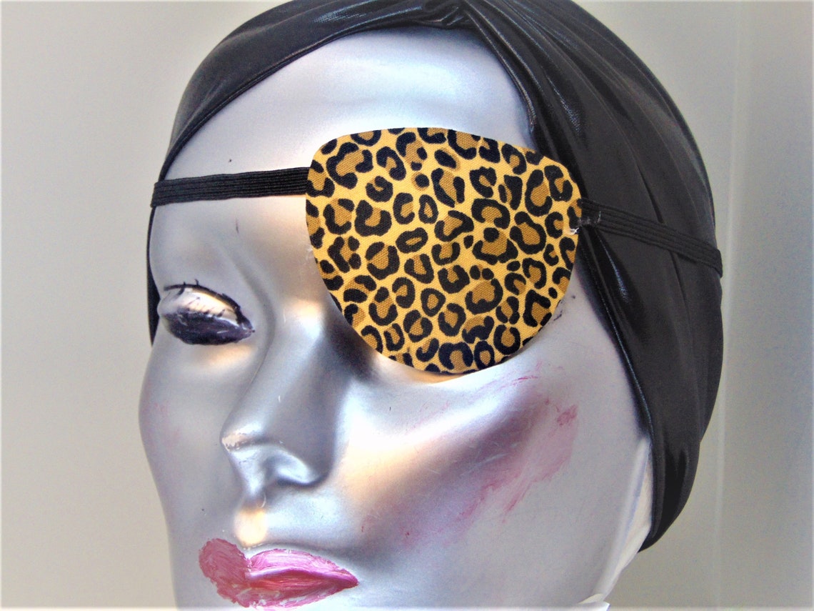 Unisex Handmade Eye Patch/ Leopard Print/ Stylish/ Eye Care/ | Etsy