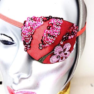 Make a Splash/ Elegant Handmade Eye Patch/ SASSY Scarlet"/ Haute ...