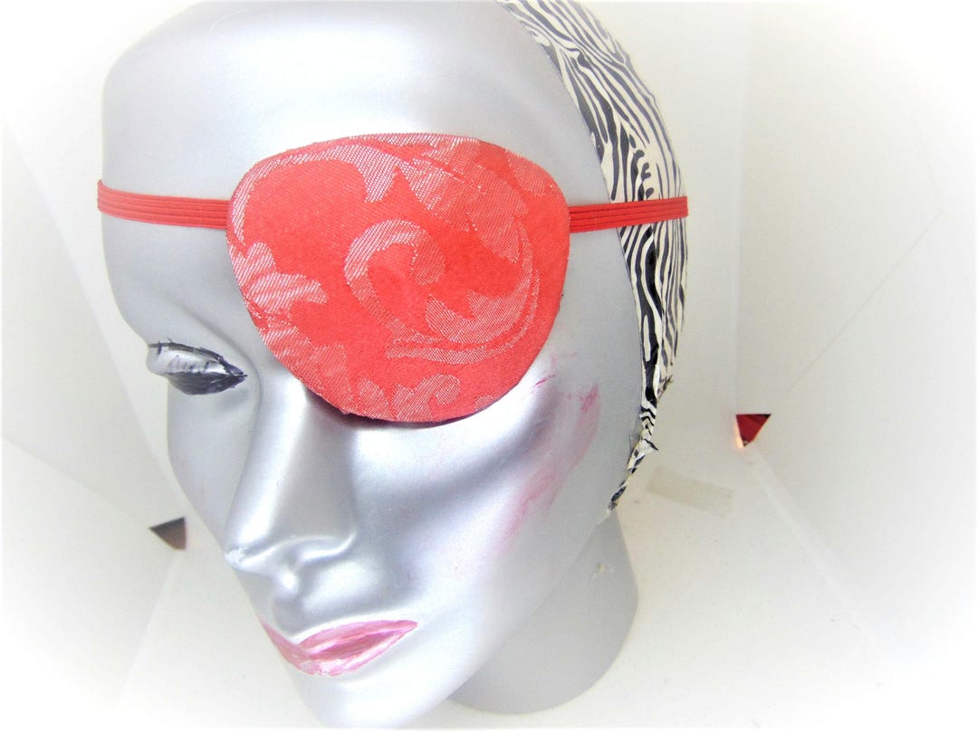 Handmade Floral Eye Patch: Elegant Vision Aid - Etsy