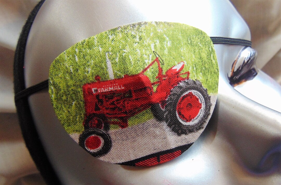 Men's Handmade Eye Patch farm Tractor/ Vision Care/ Health & Beauty ...