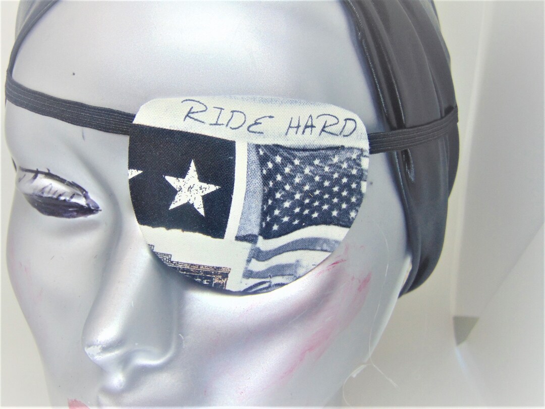 Unisex Eye Patches "motorcycle Theme" -bikers Eye Patch/ Designer Eye ...