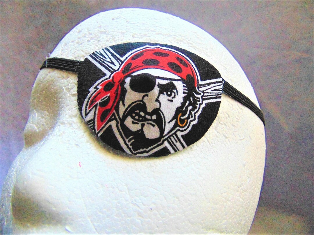 Pittsburgh Pirates Eye Patch: Handmade Cotton Ocular Aid Fashion Unisex ...