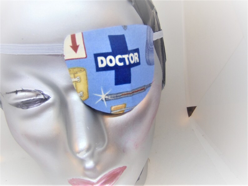 Handmade Cotton Eye Patch: Doctor's Theme, Ocular Aid Fashion Fancy ...