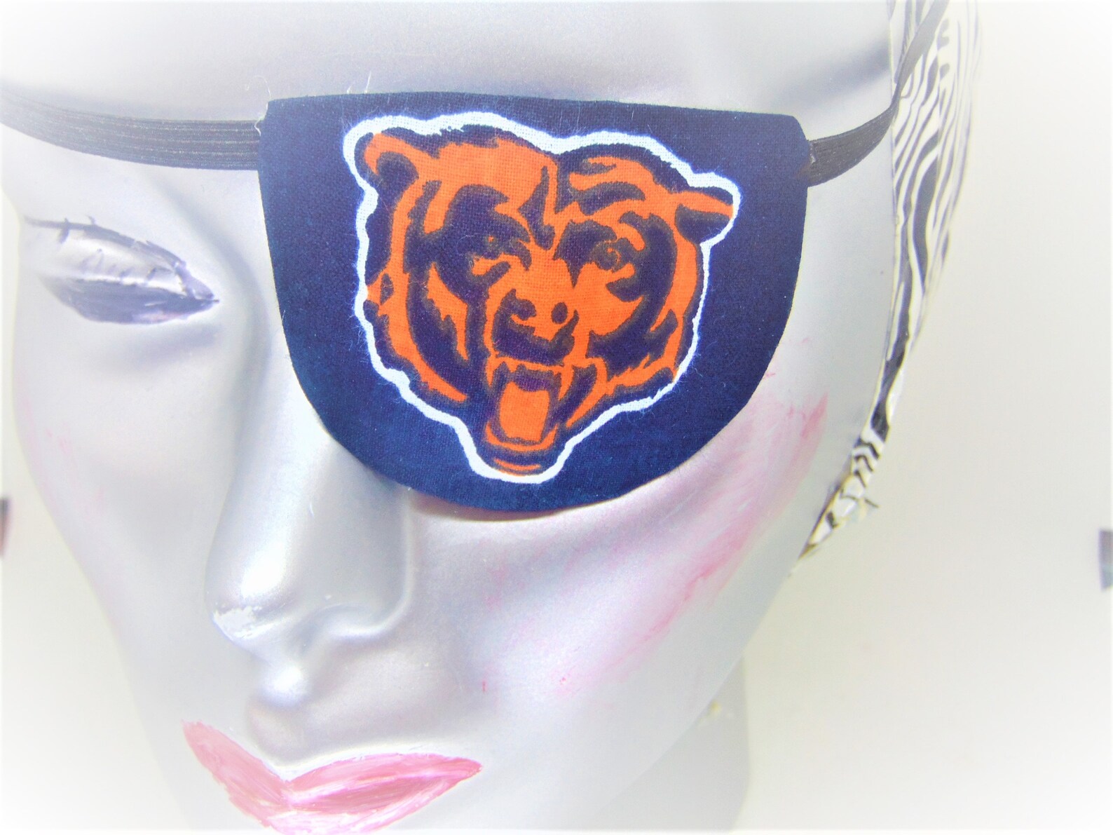 Adult Unisex Handmade Eye Patch/chicago BEARS/ Eye - Etsy