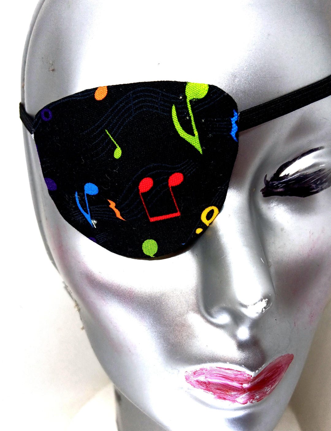 Musical Notes Eye Patch: Handmade, Ocular Aid for Music Lovers Proseohq ...