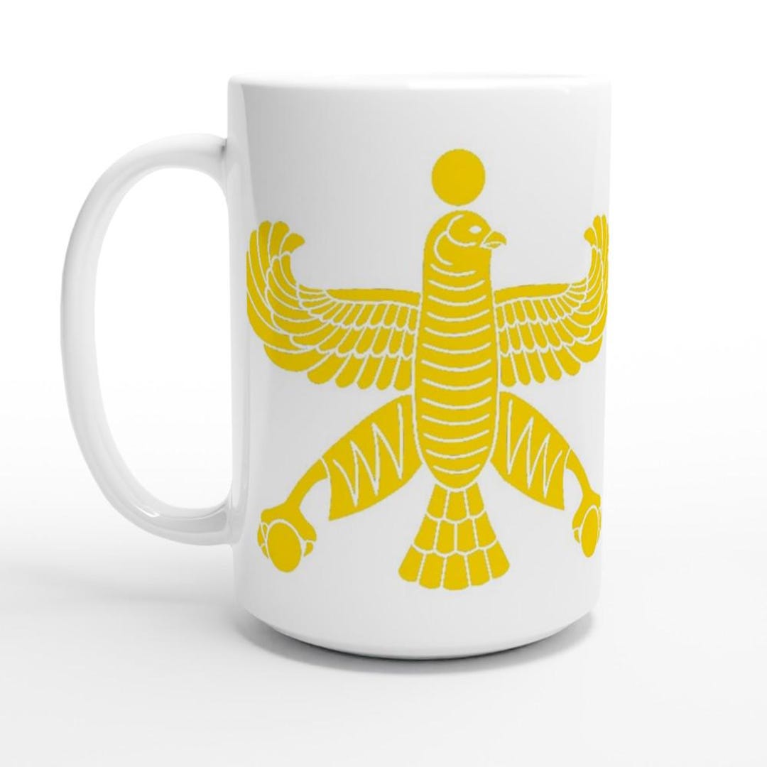 Imperial Standard of Cyrus the Great Ceramic 15oz Mug Golden Eagle ...