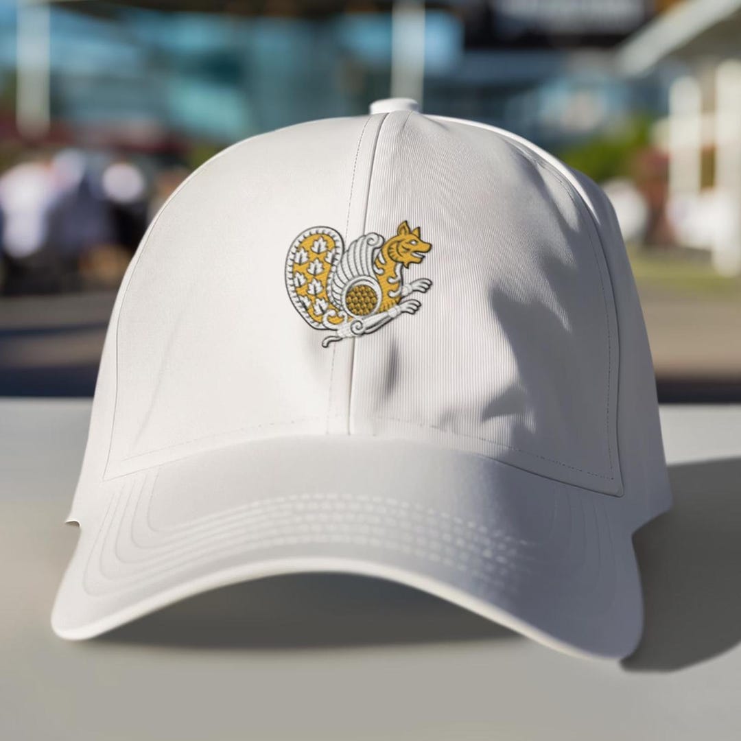 Embroidered Simurgh Dad Hat: Iranian Heritage Baseball Cap - Etsy