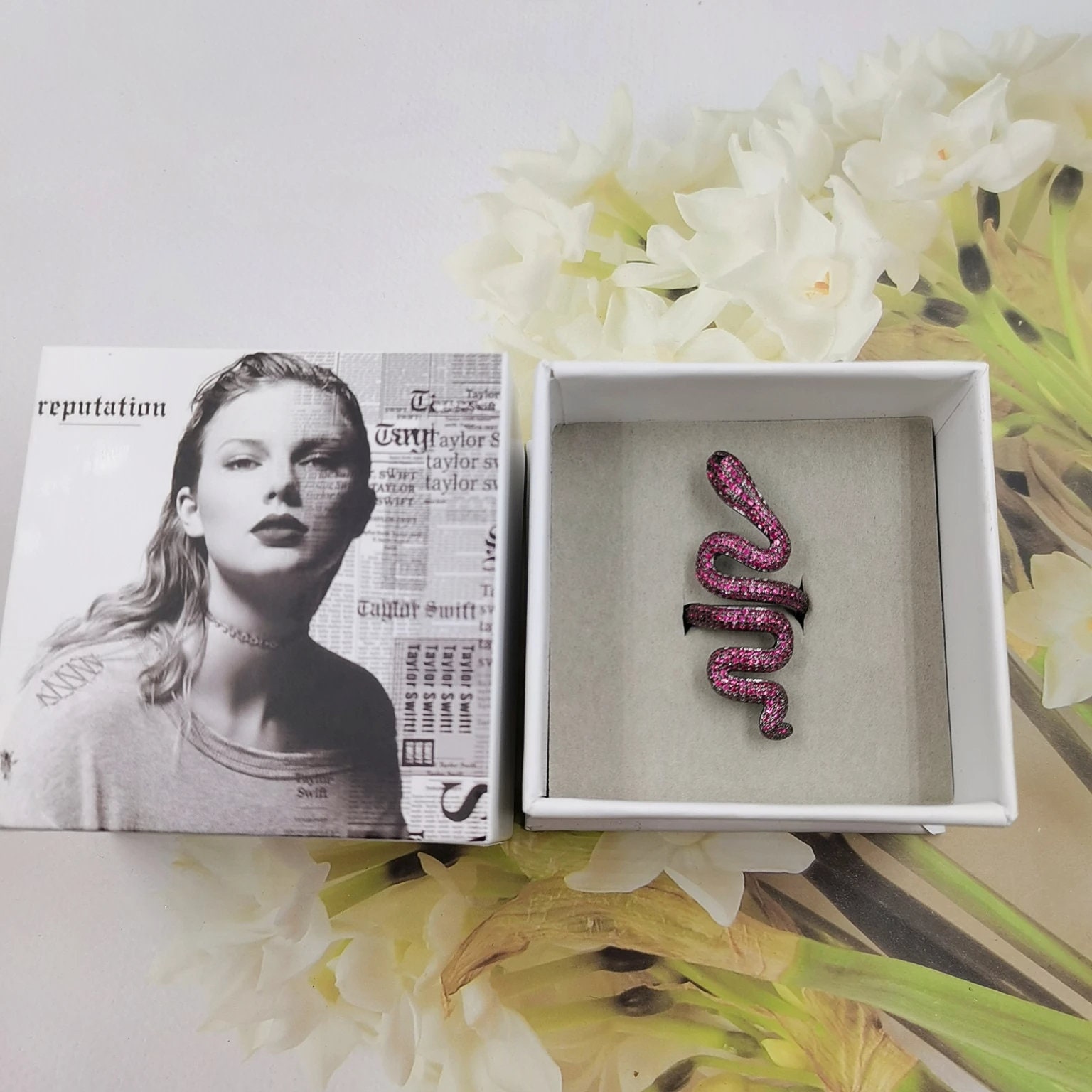 Karen Ring Taylor Swift Inspired Reputation Tour Snake - Etsy