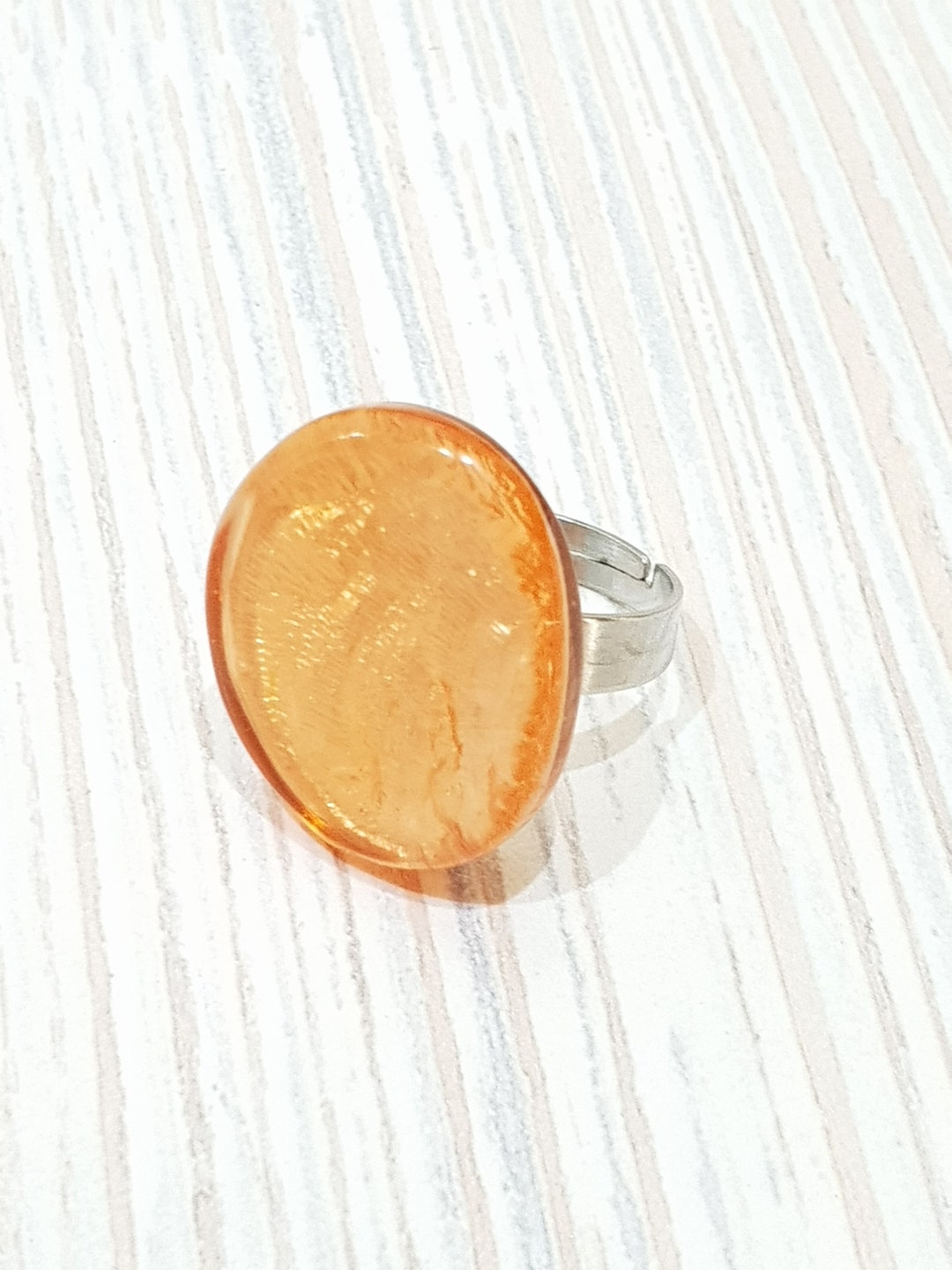 Capiz Shell Ring 25mm / Stainless Steel - Etsy