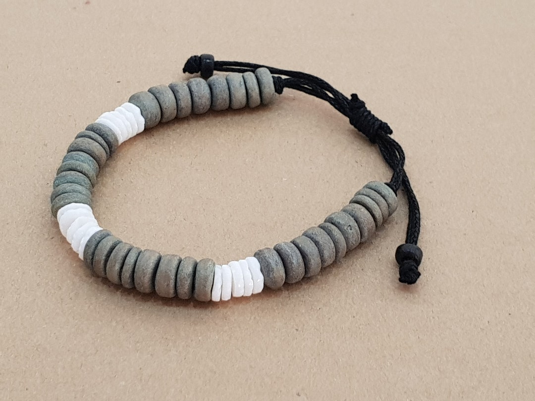 Surfer Beach Bracelet 8 Mm, Festival Jewelry, Boho Island Beachwear ...