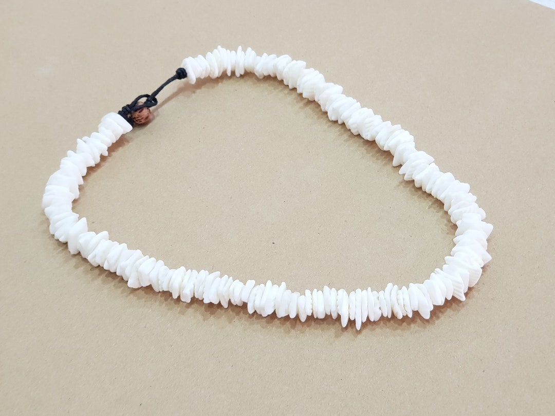 Puka-8 Mm Shell Surfer Necklace 42 Cm Made of Real Shells / Maui Shell ...