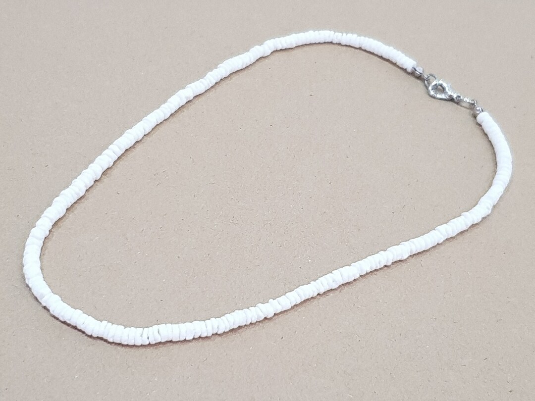 Puka Shell Surfer Necklace 4 Mm Approx. 42-45 Cm Real Shells / Maui ...