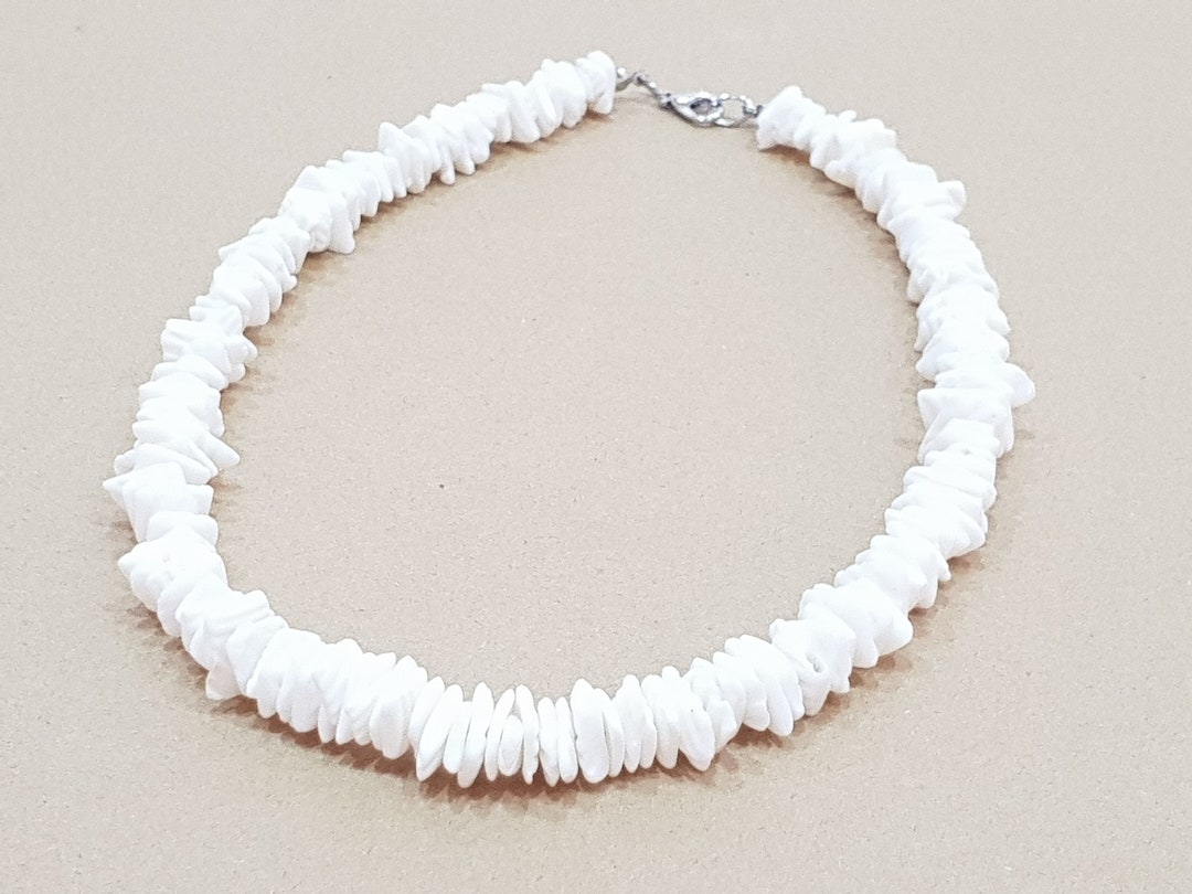 Shell Surfer Necklace Made of Real Shells / 42 Cm / Surfer Necklace ...
