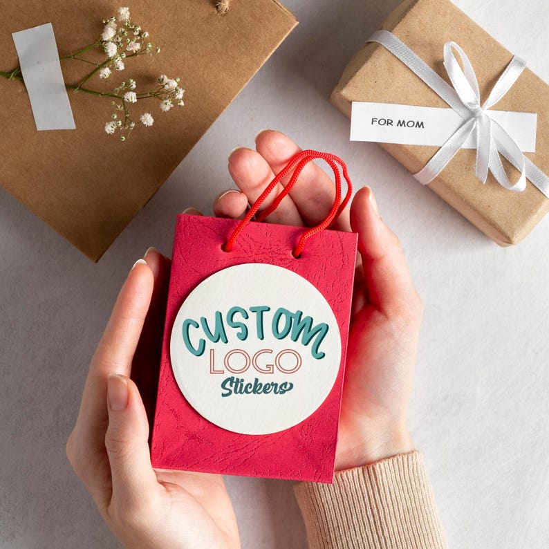 Personalized Logo Vinyl Stickers: Die Cut, Waterproof, Bulk Options - Etsy