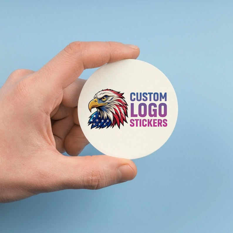 Personalized Logo Vinyl Stickers: Die Cut, Waterproof, Bulk Options - Etsy