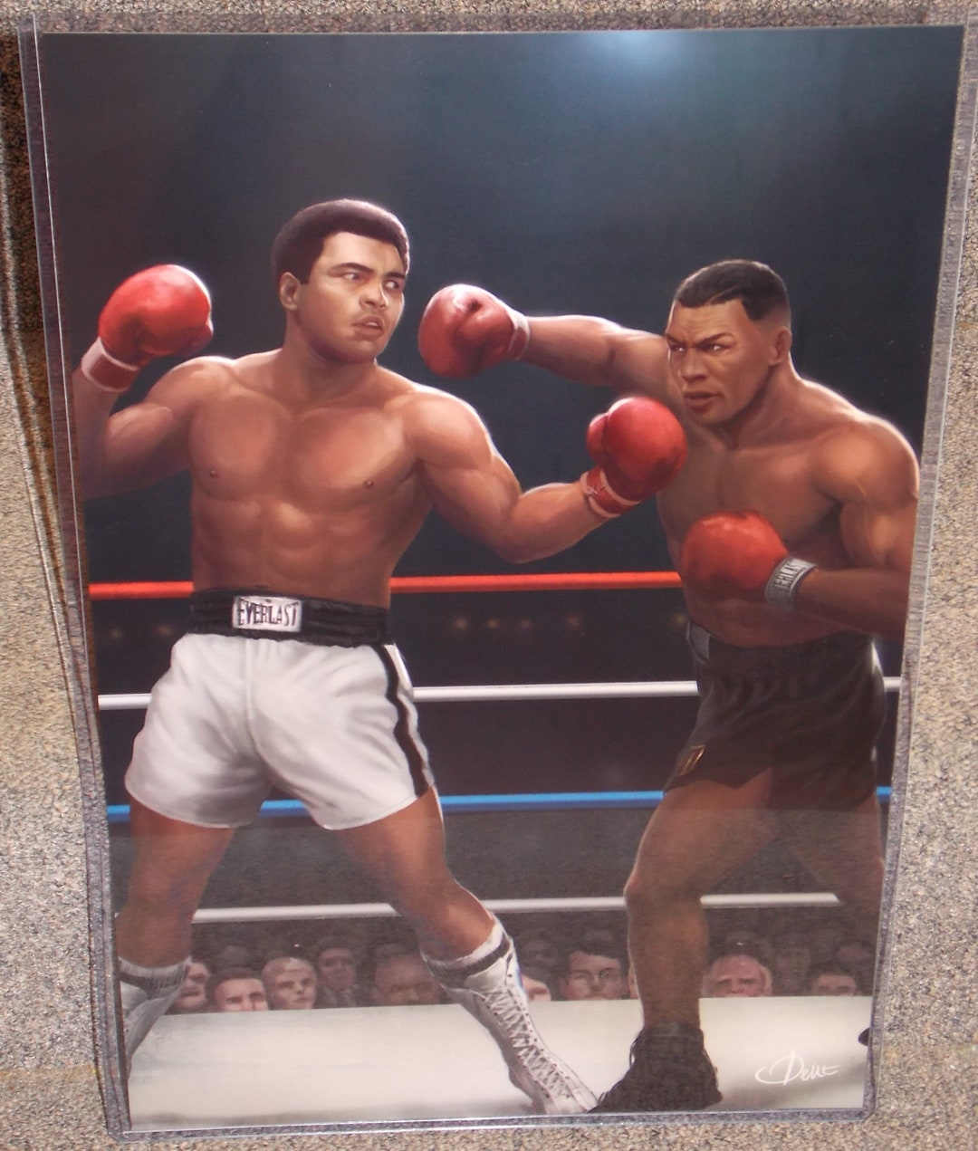 Muhammad Ali Vs Mike Tyson Boxing Glossy Art Print 11 X 17 in Hard ...