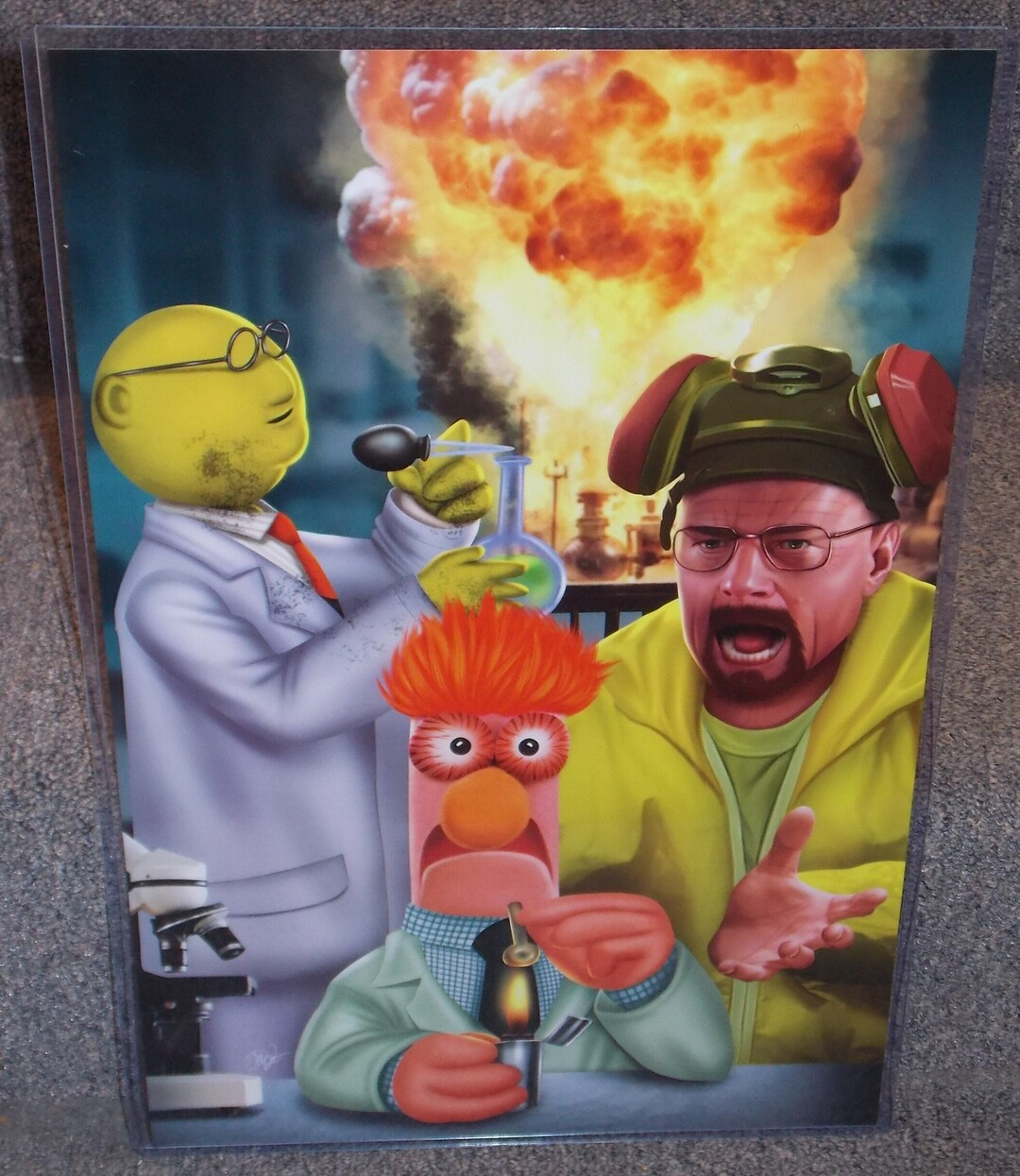 Breaking Bad Walter Vs Muppets Glossy Art Print 11 X 17 in Hard Plastic ...