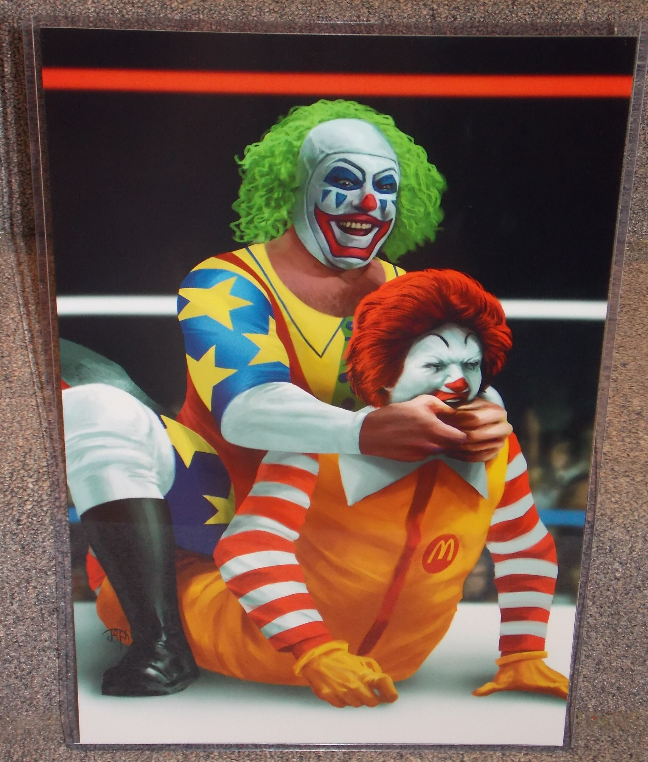 Doink The Clown Vs Ronald McDonald Glossy Art Print 11x17 In Etsy doink-the-clown-vs-ronald-mcdonald-glossy-art-print-11x17-in-etsy