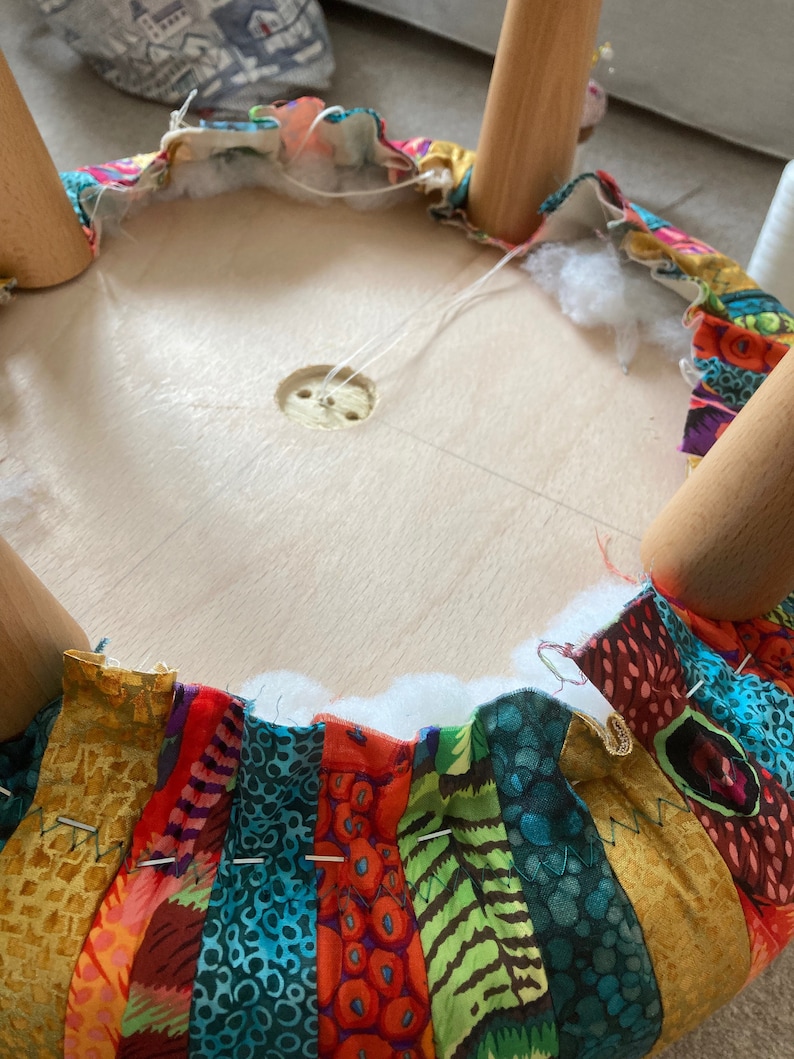 Learn to Sew a Footstool - Foundation Paper Piecing Tuffet Pattern 18 ...