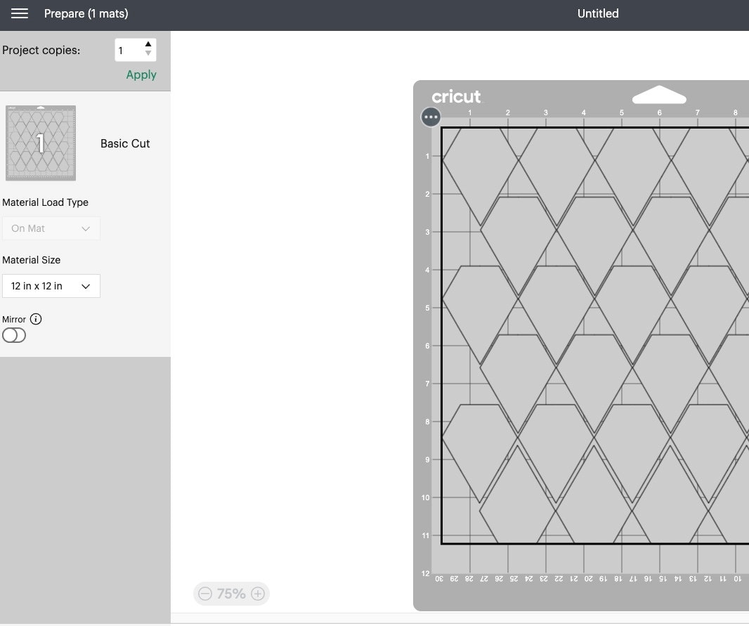 English Paper Piecing Template Jewel 1 Inch Sides SVG Cricut Cutting ...