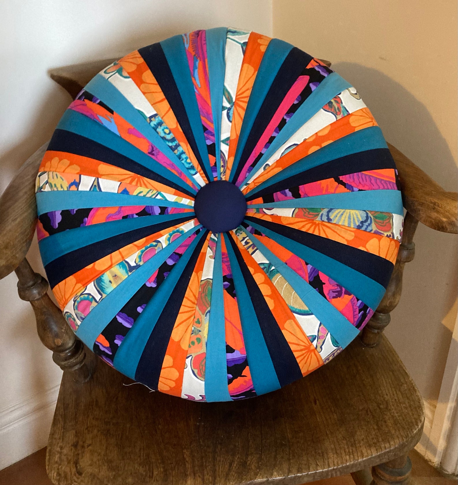 Learn to Sew a Footstool - Foundation Paper Piecing Tuffet Pattern 18" - Etsy