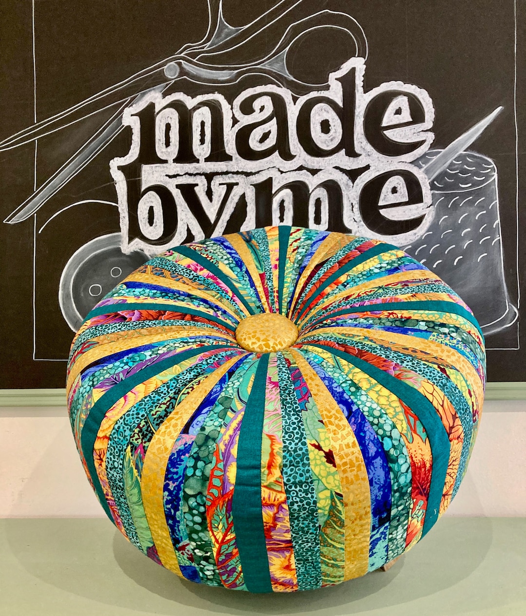 Learn to Sew a Footstool - Foundation Paper Piecing Tuffet Pattern 18 ...