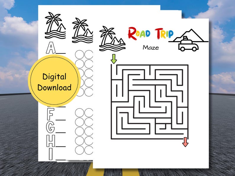Road Trip Games for Younger Kids, Screen Free Entertainment for Road ...