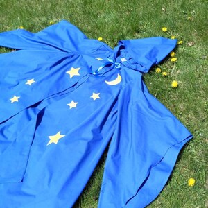 Children's or Adult Wizard Costume - Wizard Cloak and Hat - Blue ...
