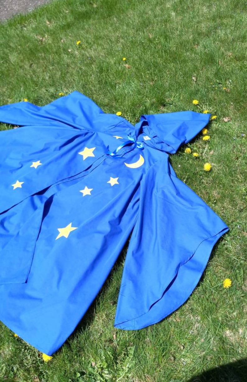 Children's or Adult Wizard Costume - Wizard Robe and Hat - Blue Wizards ...