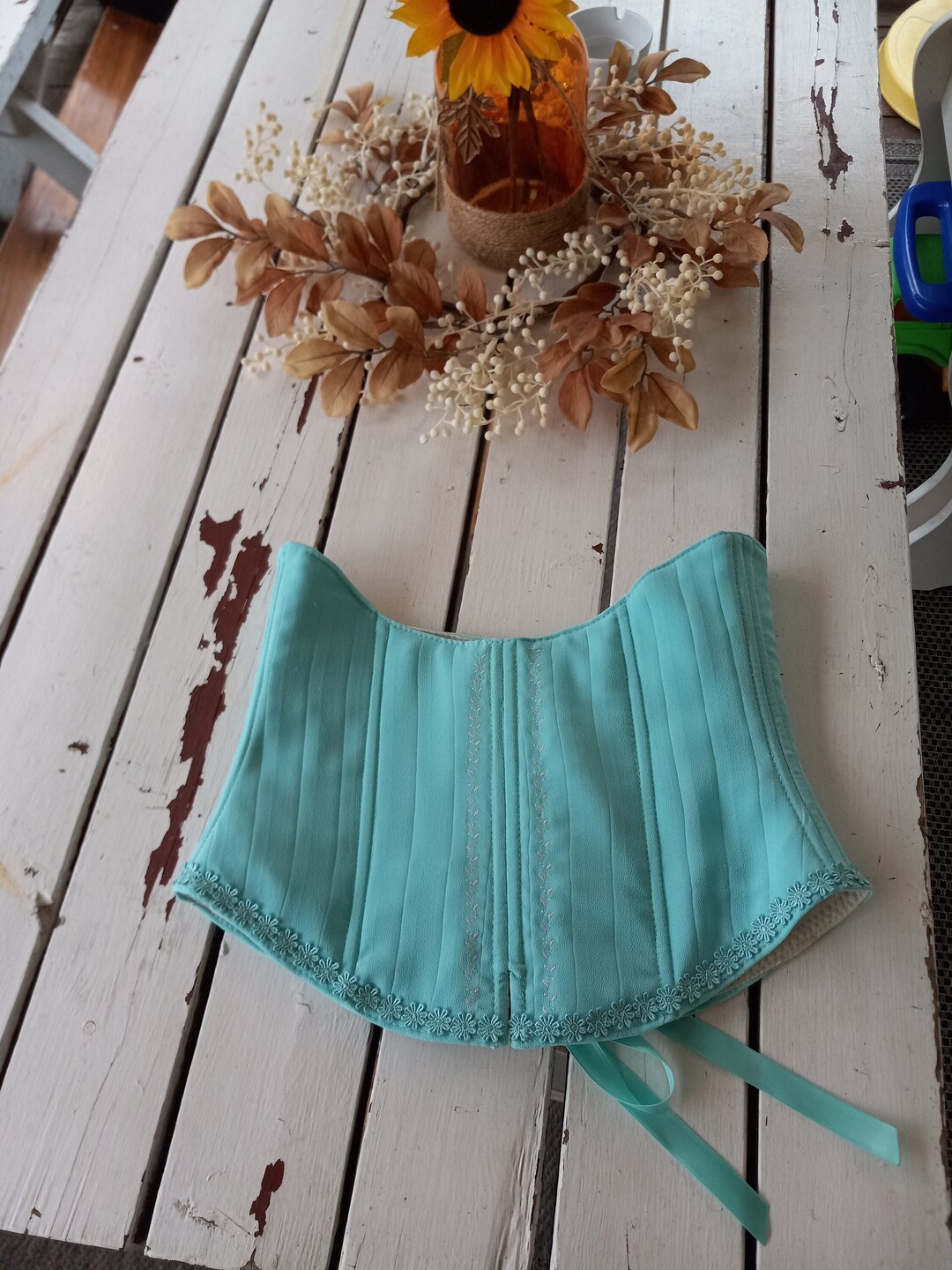 Under Bust Corset , Sea Princess Corset , Mermaid Corset , Custom Made ...