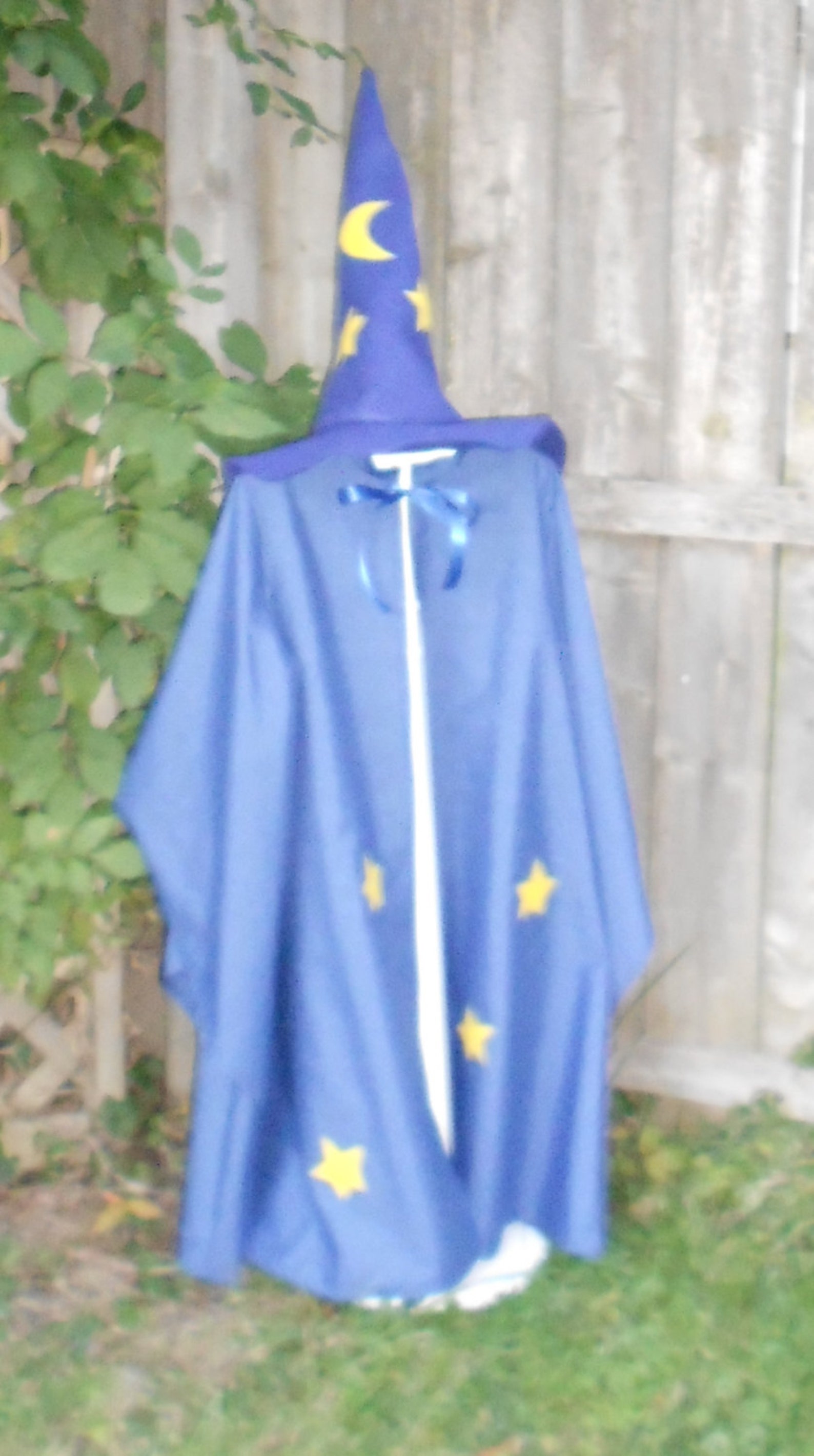 Children's or Adult Wizard Costume - Wizard Robe and Hat - Blue Wizards ...