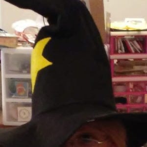 Wizard Hat With Moon and Stars - Wizards Hat - Cosplay Hat - Witches ...