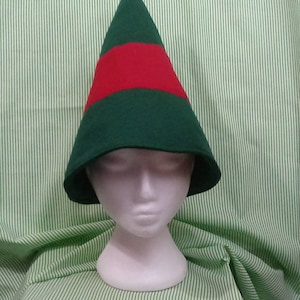 Hermie the Elf Hat - Christmas Elf Costume -elf Costume Hat - Felt Elf Hat - Blue and Red Elf ...