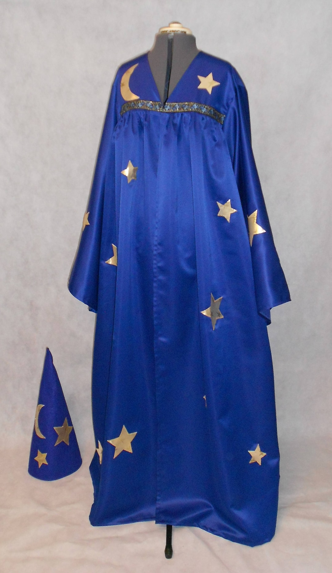 Wizards Costume - Adult Deluxe - Wizards Cloak and Hat - Warlock ...