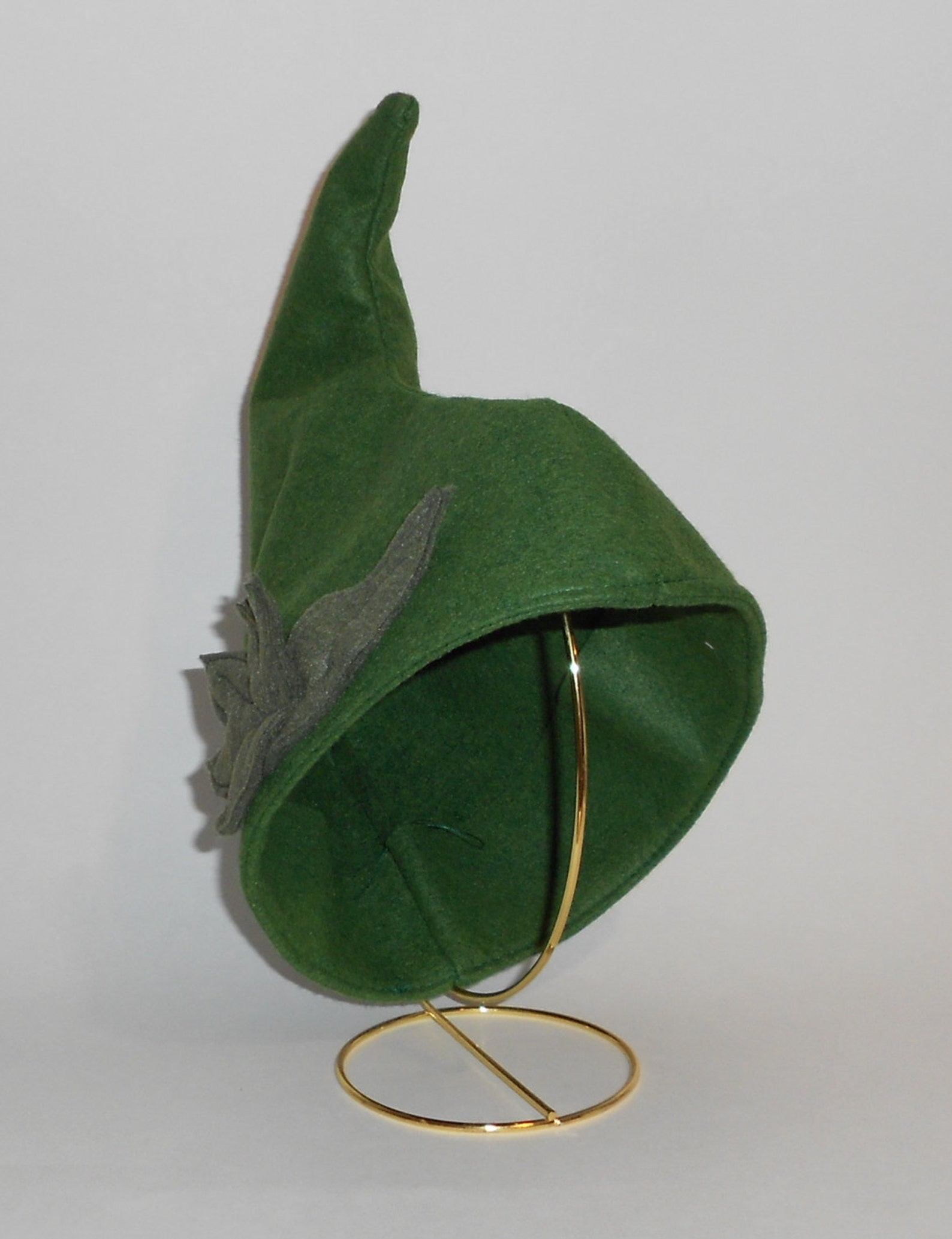 Made to Order Woodland Elf Hat Wool Felt Elf Hat Green - Etsy