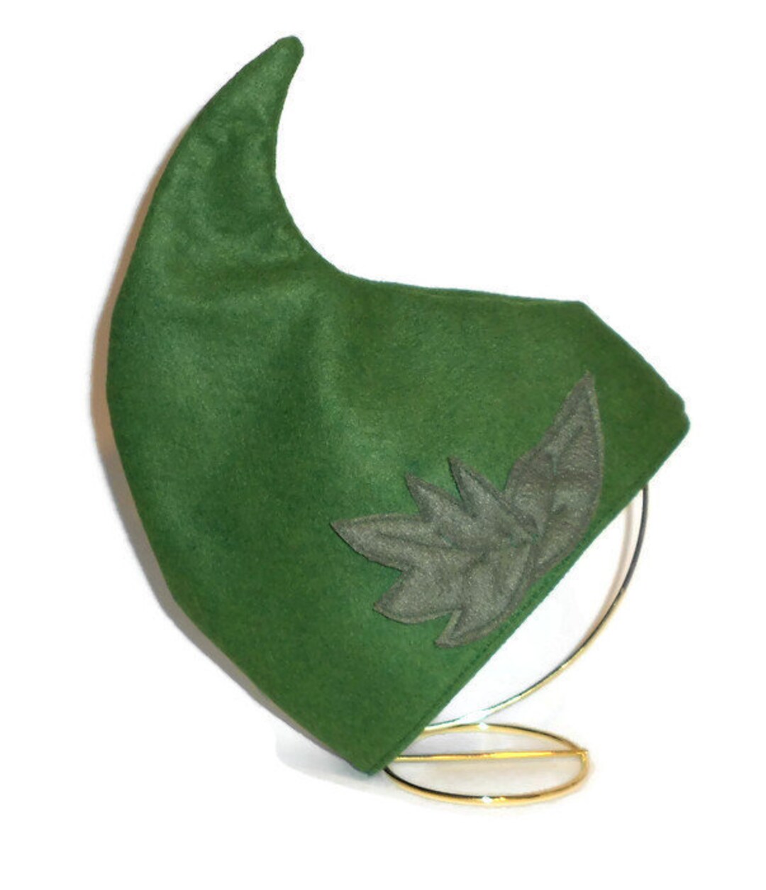 Made to Order- Woodland Elf Hat - Wool Felt Elf Hat - Green Pointy Elf ...