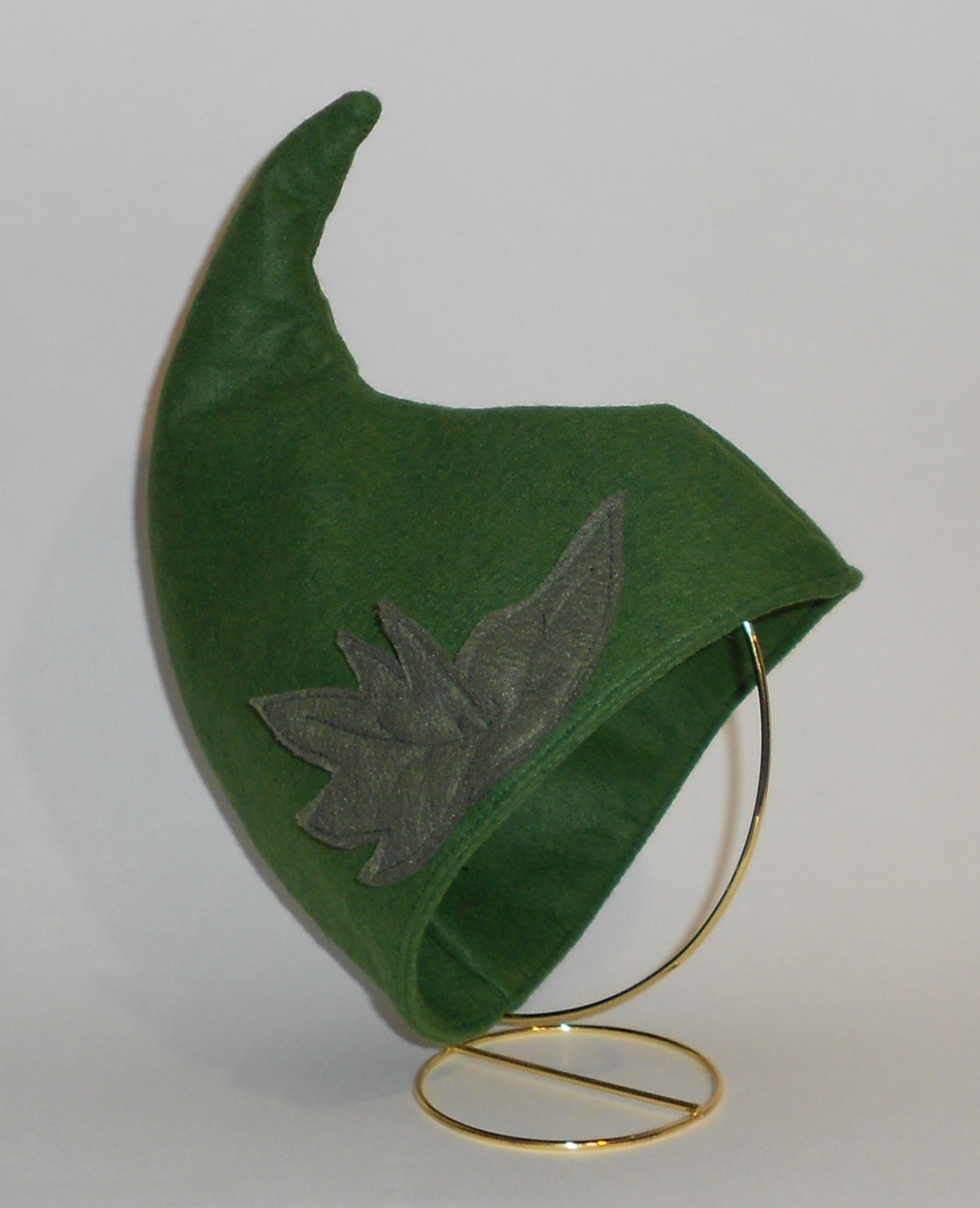 Made to Order Woodland Elf Hat Wool Felt Elf Hat Green - Etsy