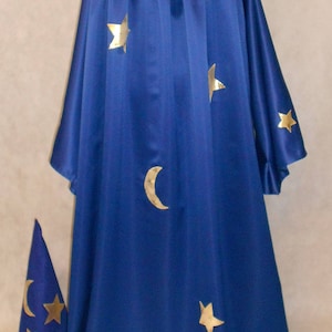 Wizards Costume - Adult Deluxe - Wizards Cloak and Hat - Warlock ...