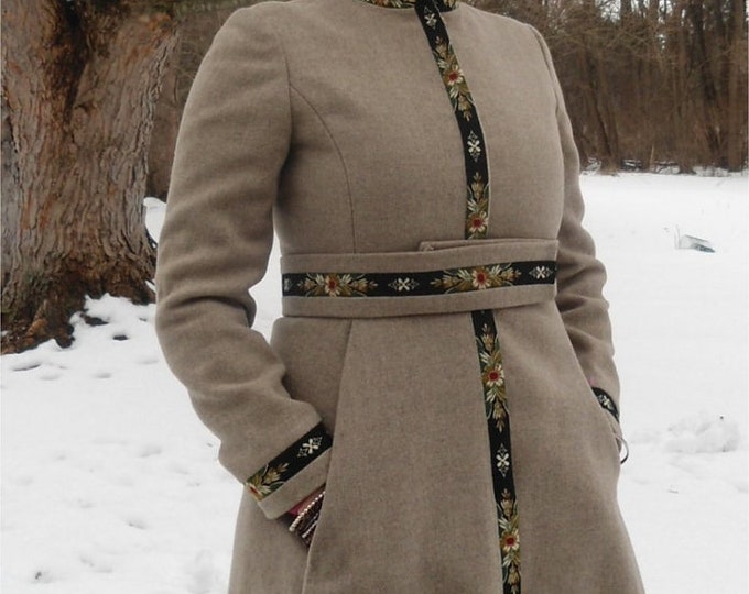 Russian Princess Coat - Joseph Stein Muriel Reade - Long Wool Coat - Jr ...