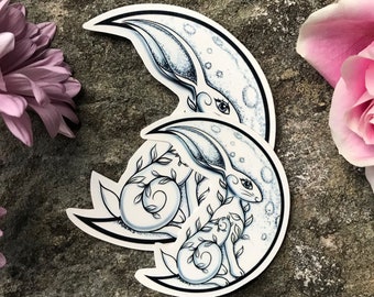 Moon Rabbit Tattoo - Etsy
