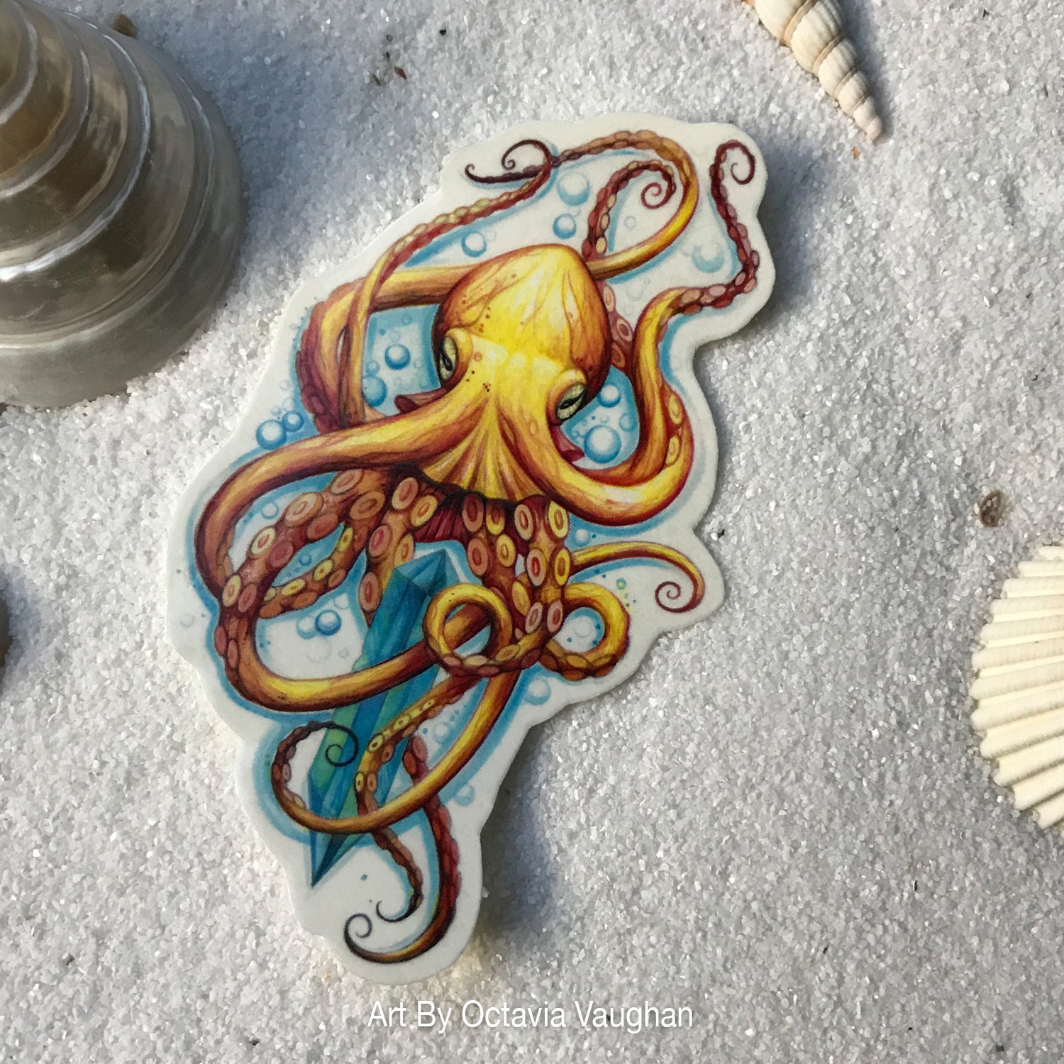 Neo Traditional Octopus Tattoo