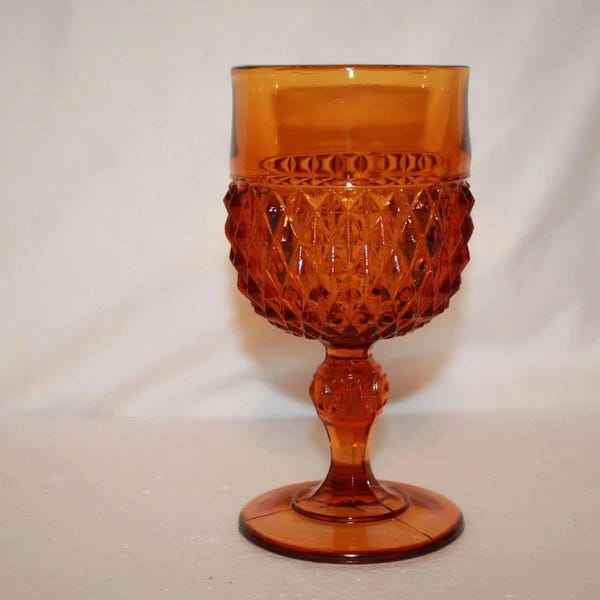 Amber Diamond Goblet - Etsy