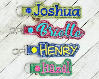 Kids Keychain, Personalized Keychain, Personalized Bag Tag, Kids Bag ...