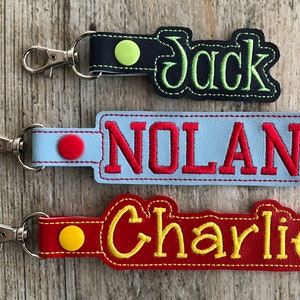 Kids Keychain, Personalized Keychain, Personalized Bag Tag, Kids Bag ...