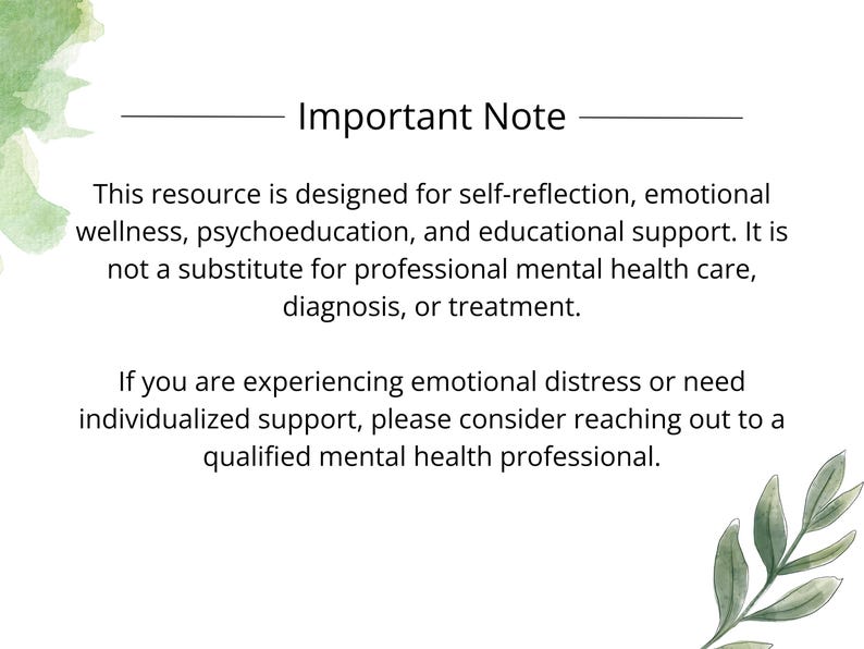 Low Energy Day Check-in Pad, Daily Mental Health Worksheet, Mood ...