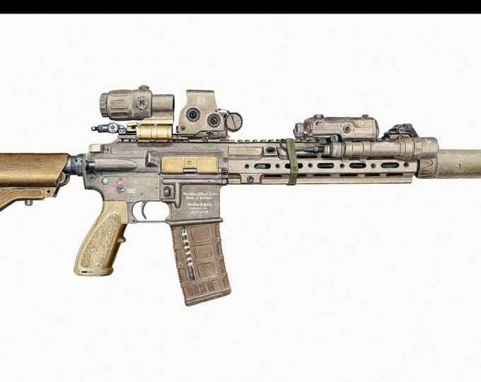 Girls' Frontline HK416 by Shigure_s L Military Morale Anime Patch L - Etsy