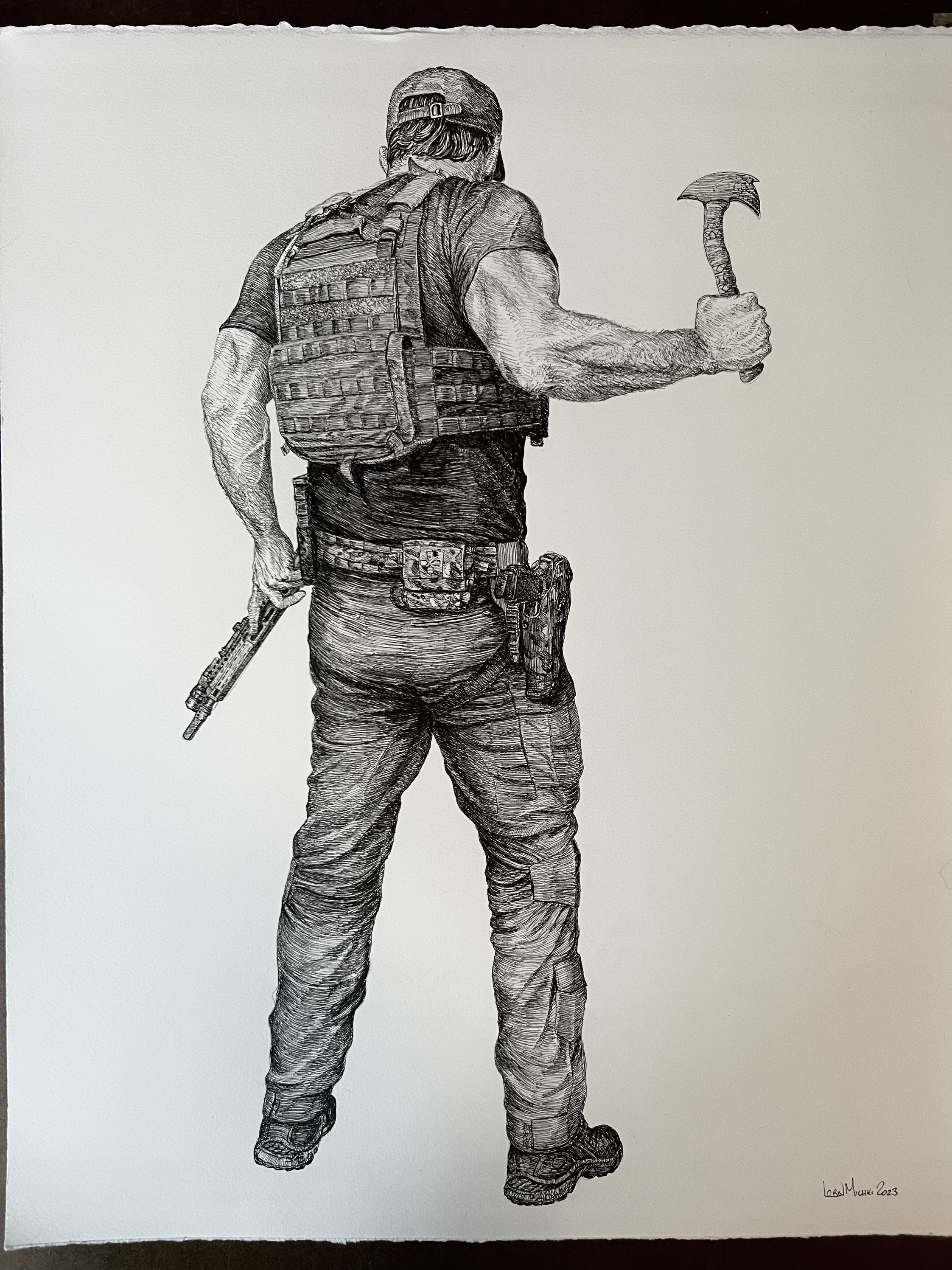 Rock Hammer Drawing