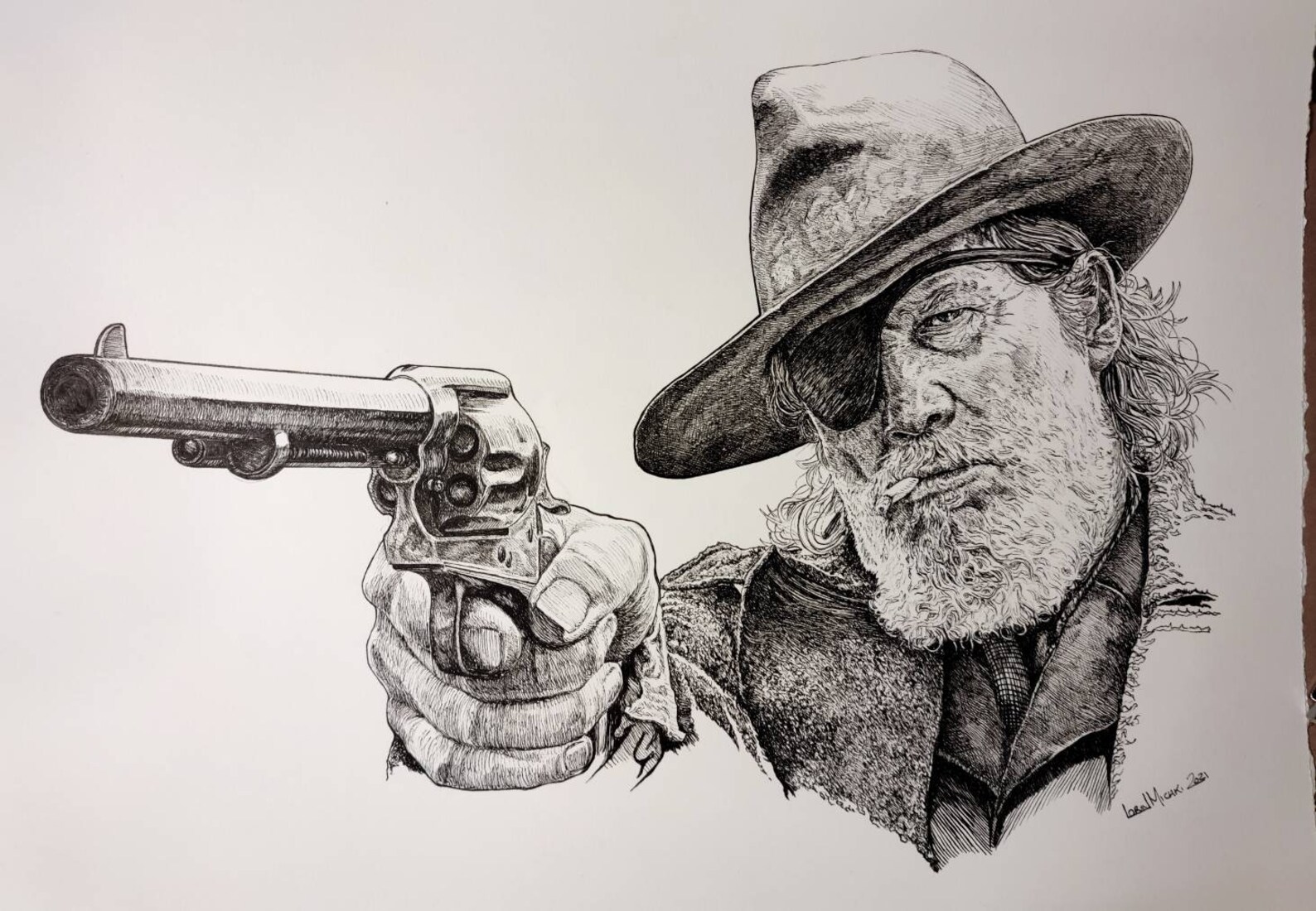 One-eyed Fat Man 18x24 - Etsy