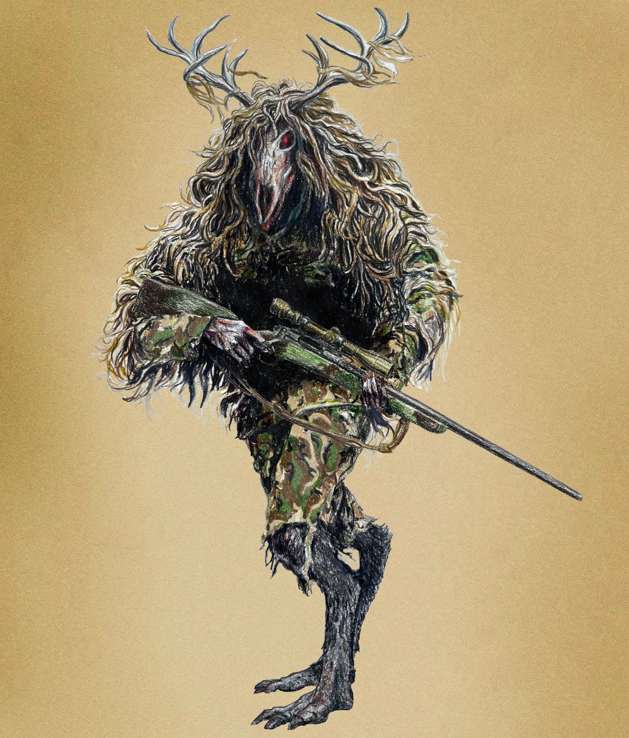 The Woodland Wendigo - Etsy