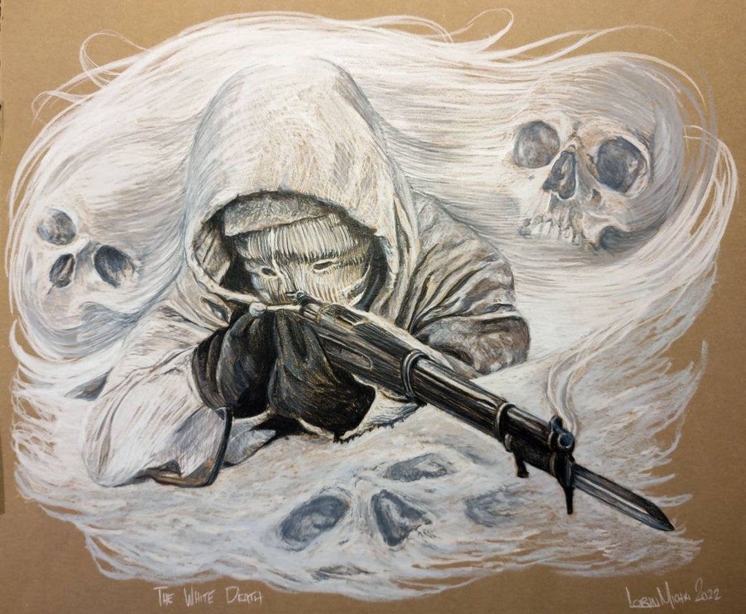 The White Death (11x14") - Etsy